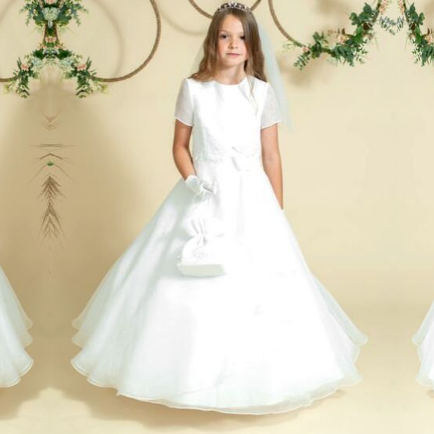 Communion Dress LWCD81 - Age 9X Only | Anna's Boutique